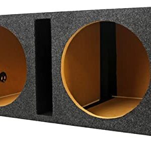 Rockville RDV12 Dual 12" Vented Subwoofer Enclosure Box 1.55 CU FT 3/4" MDF