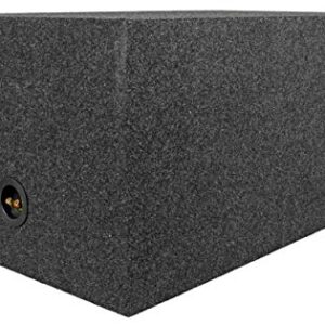 Rockville RDV12 Dual 12" Vented Subwoofer Enclosure Box 1.55 CU FT 3/4" MDF