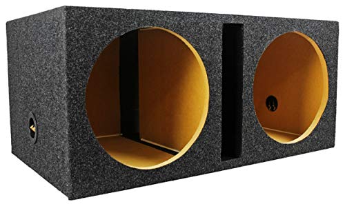 Rockville RDV12 Dual 12" Vented Subwoofer Enclosure Box 1.55 CU FT 3/4" MDF