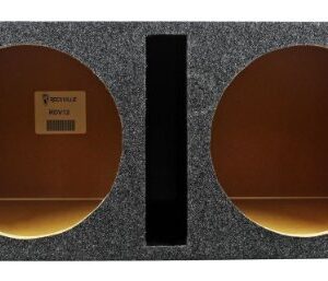 Rockville RDV12 Dual 12" Vented Subwoofer Enclosure Box 1.55 CU FT 3/4" MDF