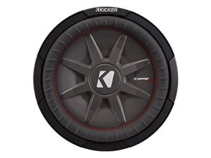 kicker comprt12 12-inch (30cm) subwoofer, dvc, 2-ohm, 500w