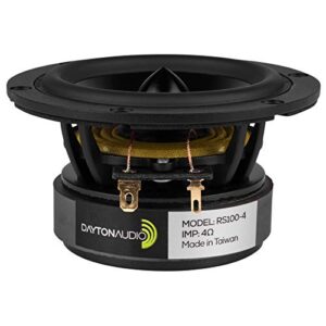 dayton audio rs100-4 4″ reference full-range driver 4 ohm