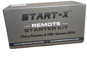 start-x remote starter for chevrolet express & gmc savana 2018-2023 || plug n pay || 3 x lock to remote start || 2018, 2019, 2020, 2021, 2022, 2023