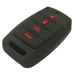 KAWIHEN Silicone Rubber Key Fob Cover Compatible with 2019 2020 Ram 1500 Key Fob OHT-4882056 5461A-4882056