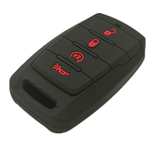 KAWIHEN Silicone Rubber Key Fob Cover Compatible with 2019 2020 Ram 1500 Key Fob OHT-4882056 5461A-4882056