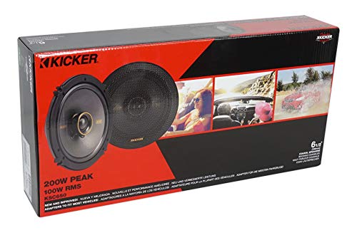 KICKER (4) 47KSC6504 KSC650 6.5" 100 Watt 2-Way Car Audio Speakers KSC65