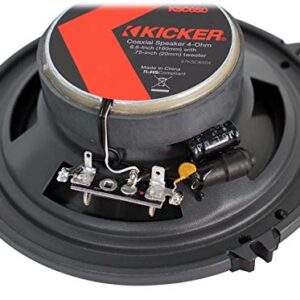 KICKER (4) 47KSC6504 KSC650 6.5" 100 Watt 2-Way Car Audio Speakers KSC65