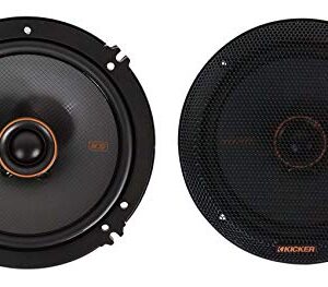 KICKER (4) 47KSC6504 KSC650 6.5" 100 Watt 2-Way Car Audio Speakers KSC65