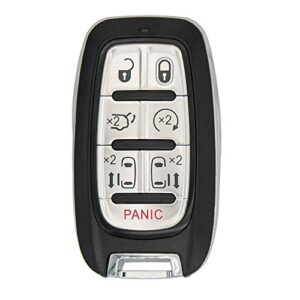 keyless2go replacement for 7 button proximity smart key chrysler pacifica m3n-97395900 68217832 ac