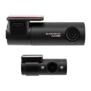 blackvue dr590x-2ch ir with 32gb microsd card | full hd wi-fi dashcam | interior infrared (ir) rear camera | taxi dashcam | built-in voltage monitor