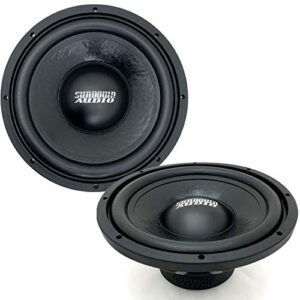 sundown audio lcs v2 d4 12″ 300w rms dual 4ohm subwoofers (pair)