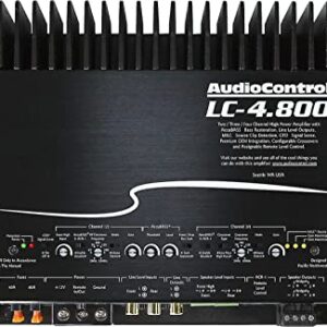 AudioControl LC-4.800 4/3/2 Channel High Power Amplifier with AccuBass