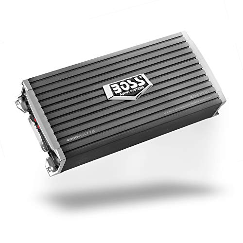 BOSS Audio Systems AR4000D Class D Car Amplifier - 4000 Watts, 1 Ohm Stable, Digital, Monoblock, Mosfet Power Supply, Great for Car Subwoofers