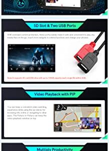 XTRONS Single Din Car Stereo for Fiat 500, Android 12 Octa Core 4GB RAM 64GB ROM Car Radio Player, 7 Inch IPS Touch Screen GPS Navigation for Car Head Unit Built-in DSP Car Play Android Auto (Black)