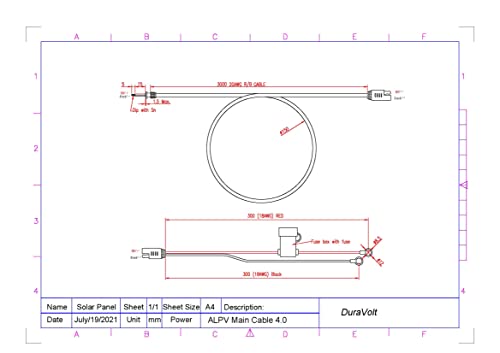 Fifth Wheel & Travel Trailer (Class B&C RV) Hi Power Super Magnetic for 1-2 x12V Batteries Dims 17.5" L x 10.3" W x 1/4" Thick. 10' Cable.