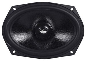 rockville rvl69w 6×9 300w competition cast aluminum car subwoofer mid-bass+lows,black