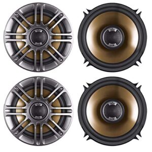 4x polk audio db521 5.25 inch coaxial marine boat yacht boat car audio stereo speaker (2 pairs)