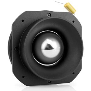 pyramid 3” car audio speaker tweeter – 1000 watt high power 3 inch super titanium tweeter system w/ die cast aluminum frame, 2k-25 khz frequency, 109 db, 4-8 ohm, heavy duty 100 oz magnet tw57, black