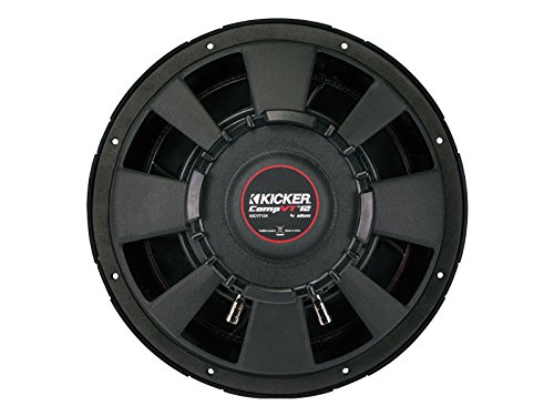 KICKER CompVT 12-Inch (30cm) Subwoofer, SVC, 4-Ohm, 400W