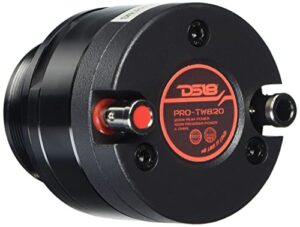 ds18 audio protw820 pro 1-in vc aluminum high compression neodymium super bullet tweeter 200 watts 4-ohm