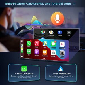 XTRONS 10.25” IPS Touch Screen Car Stereo Android 12 Qualcomm Octa Core GPS Navigator MMI Control Retained Built-in Car Auto Play Android Auto Support OBD DVR for Audi Multimedia A4 S4 RS4 A5 S5 RS5