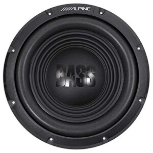 alpine w12s4 12″ 750 watt peak 250 watt rms 4-ohm car audio subwoofer sub