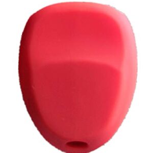 KAWIHEN Silicone Key Fob Cover Compatible with Buick Cadillac Chevrolet Chevy GMC Pontiac Saturn 5 Buttons key fob KOBGT04A 22733524 10305091 10305092 OUC60270 OUC60221 15913415 15857839