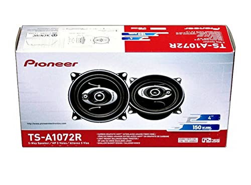 Pioneer TS-A1072R 4-Inch 3-Way 150-Watt Speakers (Pair)