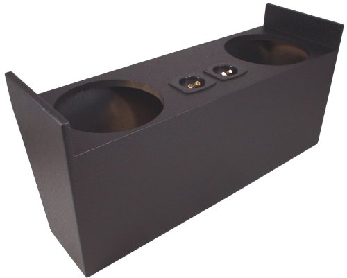 Compatible with Jeep Wrangler YJ & TJ 1987-2006 Dual 10" Subwoofer Speaker Box Enclosure - Armor Coated