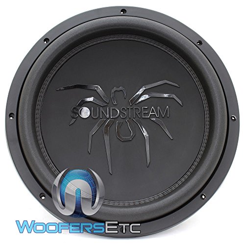 Soundstream 2600W Peak (1300W RMS) 15" Tarantula Series Dual 4-Ohm Car Subwoofer