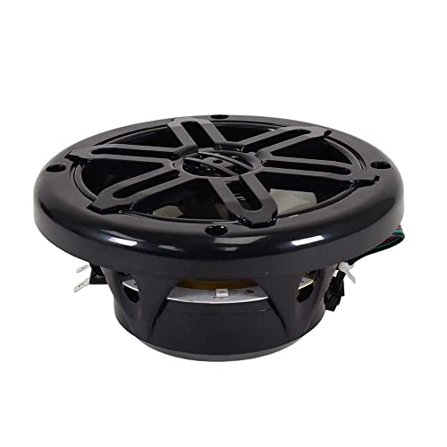 Seismic Audio - SA-525M01B-RGB - Pair of 5.25 Inch 100 Watt 2-Way Waterproof Boat/Marine Speakers with RGB Lights