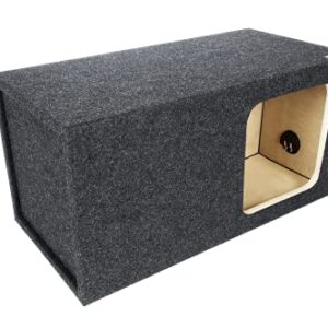 Atrend 10” Single Vented SPL Subwoofer Speaker Enclosure - Subwoofer Box Designed and Engineered for Kicker Solo-Baric Model L5 & L7 Subwoofers - High Audio Quality, Sound & Bass - Latest Technology