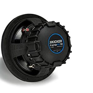 KICKER CVX104 COMPVX 10" Subwoofer Dual Voice Coil 4-Ohm 600W