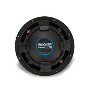 KICKER CVX104 COMPVX 10" Subwoofer Dual Voice Coil 4-Ohm 600W