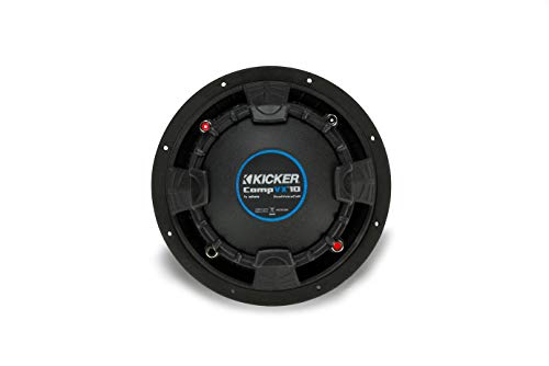 KICKER CVX104 COMPVX 10" Subwoofer Dual Voice Coil 4-Ohm 600W