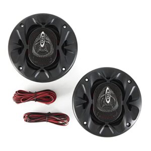 BOSS Audio Systems CH4220 Car Speakers - 200 Watts of Power Per Pair and 100 Watts Each, 4 Inch, Full Range, 2 Way, Sold in Pairs, Easy Mounting