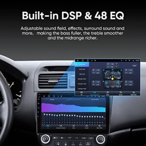 10.1 Inch 5G WiFi 8 Core Car Stereo Radio for Honda Accord 7th (2G Ram+32G ROM) 2003-2007 with Carplay Android Auto,Android 10.0 GPS Navigation Support 48EQ Mirroring Airplay Backup 1080P SWC