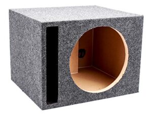 q power hd112 single 12″ vented heavy duty subwoofer enclosure