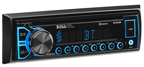 BOSS Elite 550B Car Receiver - Single Din, Blueooth, CD / MP3 / USB AM/FM Radio