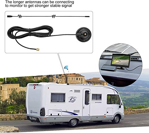 DoHonest Longer/Stronger 7db Power Cable with 13.5ft Extension Cable for Backup Camera and Monitor System-D13