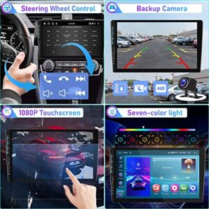 Double Din Car Stereo for Subaru Forester 2004 2005 2006 2007 2008 Android 11 9 Inch Touch Screen Car Radio 2G+32G with Carplay Android Auto Bluetooth FM GPS Navigation WiFi HiFi Backup Camera MIC