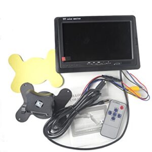 HD Car Monitor Padarsey 7" HD 800×480 LED Backlight TFT LCD Monitor for Car Rearview Cameras, Car DVD, Serveillance Camera, STB, Satellite Receiver and Other Video Equipment