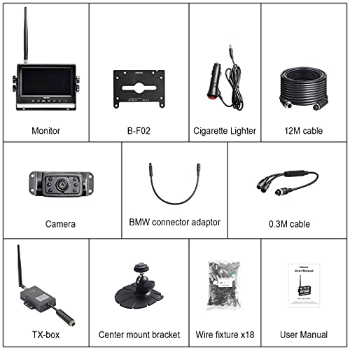 Haloview RD7-MINI 7'' 720P Wireless Backup Camera Range Dominator System