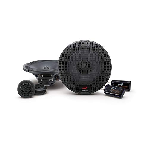 Alpine R-Series Bundle - A Pair of Alpine R-S65C 6.5 Inch Component 2-Way Speakers & Pair of R-S69 6x9 Coaxial Speakers