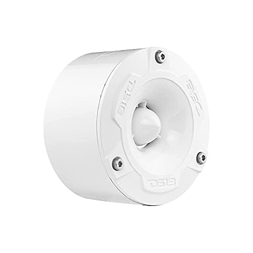 DS18 NXL-T1 Marine 1” VC Waterproof Aluminum Bullet Tweeter 240W Max, 4 Ohms, Built in Crossover - Great for Boats, Motorsports, Motorcycle ATV UTV (2 Water Resistant Speakers)