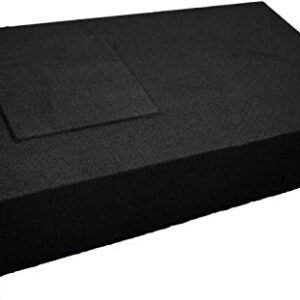 Compatible with Ford F150 Super Crew Cab Truck 2009-2014 Single 12" Subwoofer Sub Box Speaker Enclosure