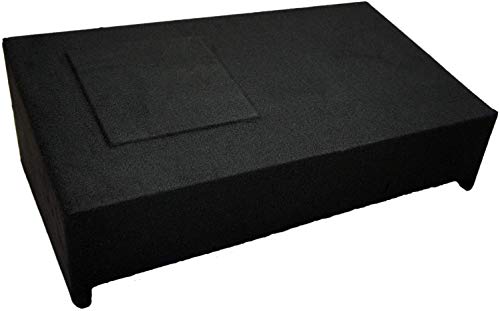 Compatible with Ford F150 Super Crew Cab Truck 2009-2014 Single 12" Subwoofer Sub Box Speaker Enclosure