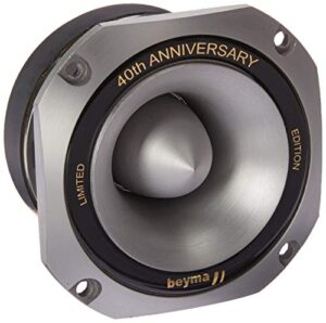 beyma cp22 compression tweeter, 1″ 8 ohm 25 watt rms high frequency black