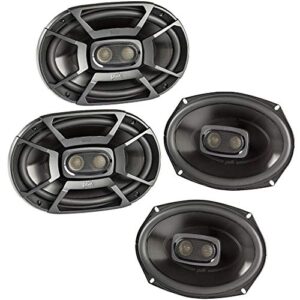 polk 450 watt 3-way car/boat coaxial stereo audio speakers marine db692 (2 pack)