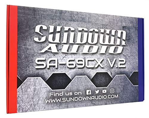 Sundown Audio SA-69CX v2 6" x 9" 125W RMS Silk Tweeter Coaxial Speakers